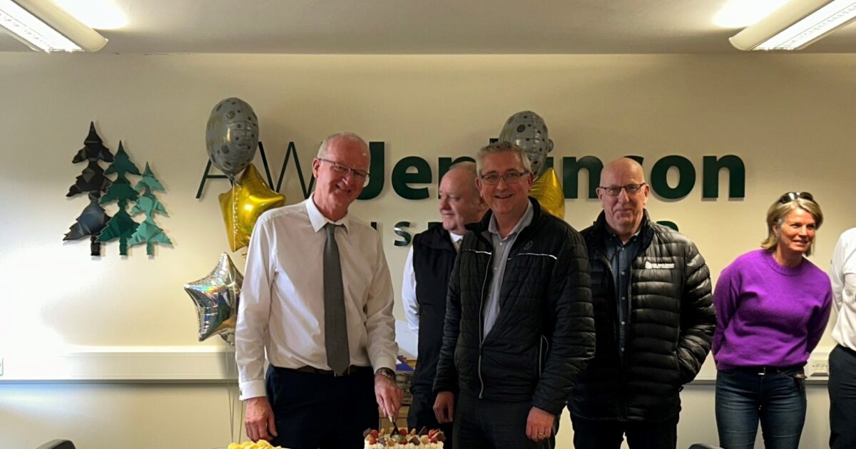 Brian Blenkharn retires from A.W. Jenkinson after 37 years.